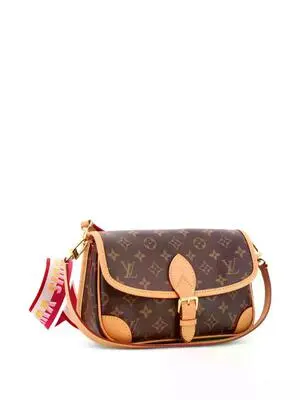 LOUIS VUITTON Diane Nm Monogram Canvas Crossbody Bag - Brown