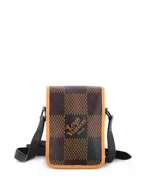 LOUIS VUITTON Nigo Amazone Messenger Bag Limited Edition Giant Damier And Monogram Canvas Nano Crossbody Bag - Brown
