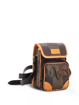 LOUIS VUITTON Nigo Amazone Messenger Bag Limited Edition Giant Damier And Monogram Canvas Nano Crossbody Bag - Brown