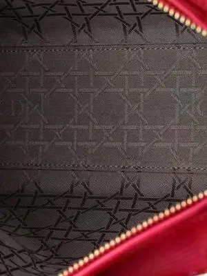 Dior Lady Bag Cannage Quilt Lambskin Large Tote Bag - Pink