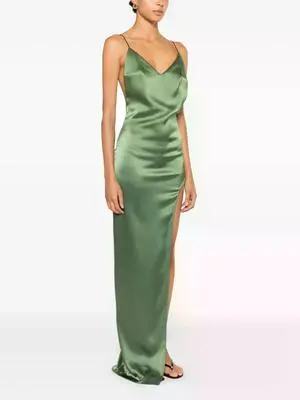 VESTIAIRE D'UN OISEAU LIBRE Tri-cut Side-slit Dress