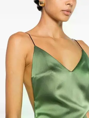 VESTIAIRE D'UN OISEAU LIBRE Tri-cut Side-slit Dress