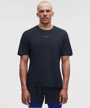 Lululemon Fast And Free Short Sleeve Shirt - True Navy