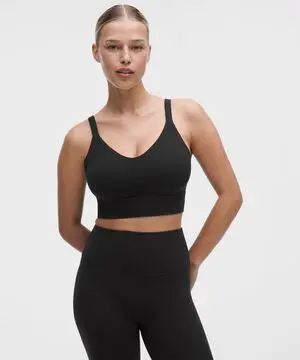 Lululemon Focuser Scoop-neck Bra - Black