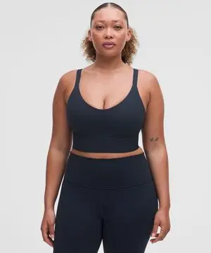 Lululemon Focuser Scoop-neck Bra - True Navy
