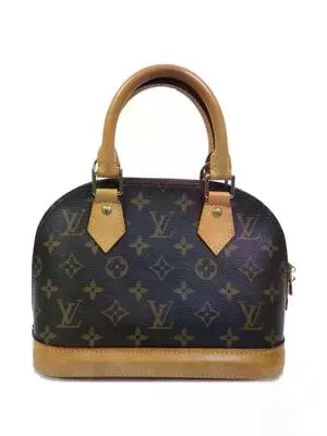 LOUIS VUITTON Monogram Alma Bb Tote Bag