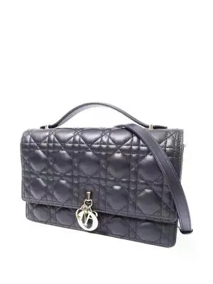 Dior Cannage Top Handle Shoulder Bag