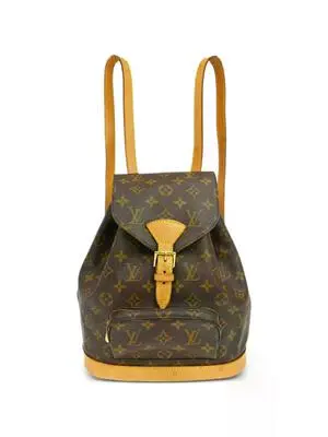 LOUIS VUITTON Montsouris Mm Backpack - Brown
