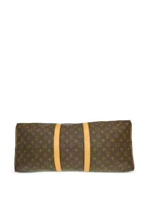 LOUIS VUITTON Monogram Keepall 55 Travel Bag
