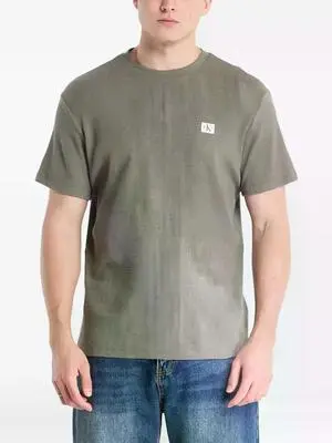 Calvin Klein Waffle-knit Logo-patch T-shirt