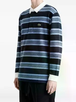 Lacoste Striped Long-sleeve Polo Shirt