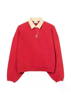 Claudie Pierlot Embroidered Logo Sweatshirt