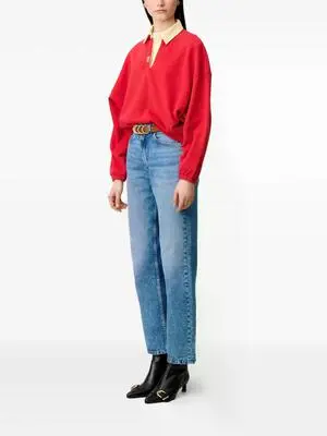 Claudie Pierlot Embroidered Logo Sweatshirt