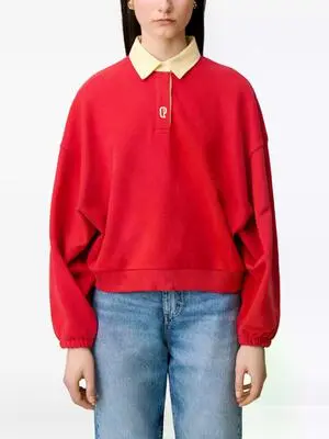 Claudie Pierlot Embroidered Logo Sweatshirt