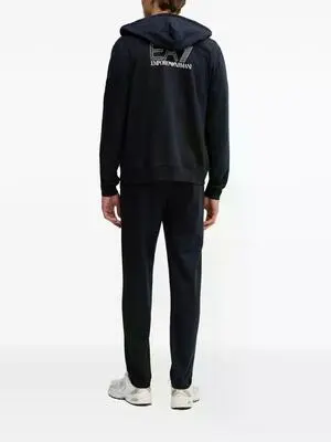 EA7 Logo-detail Hoodie Tracksuit