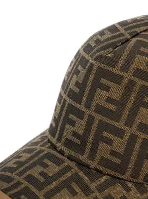 Fendi Ff Monogram Baseball Hat - Brown
