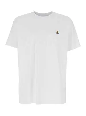 VIVIENNE WESTWOOD Orb Logo Cotton T-shirt - Multicolor