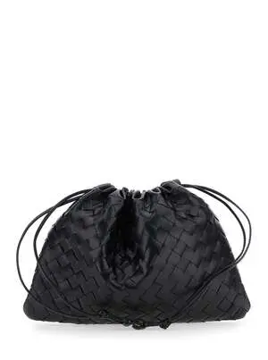 Bottega Veneta BOTTEGA VENETA Leather Shoulder Bag With Intreccio Motif Multicolor
