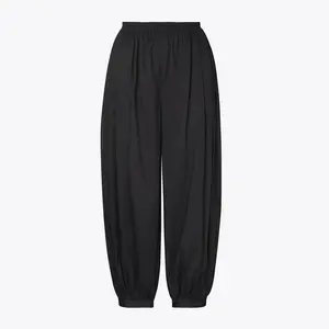 Tory Burch Balloon Pants With Cinched Ankles - Black