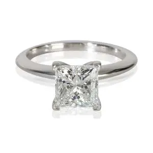 Tiffany & Co. 1.56 Carat Princess Diamond Engagement Ring - Platinum