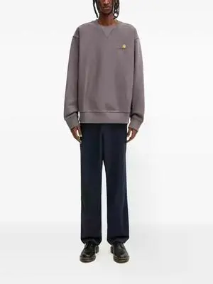 Carhartt Work In Progress Navy Straight-leg Trousers