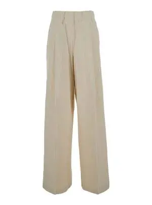 Dries Van Noten DRIES VAN NOTEN Striped Cotton Pants With Elasticated Waist Multicolor