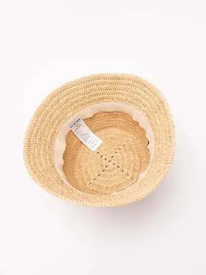 Loewe Raffia Bucket Hat - Multicolor