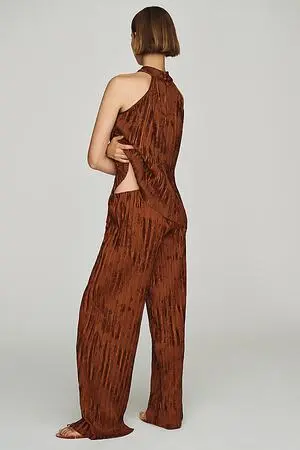 Maeve Ribbed Crinkle Pants