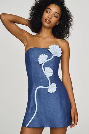 Azulu Dante Len Dress - Wave Blue