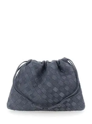 Bottega Veneta Suede Shoulder Bag With Drawstring Closure - Multicolor