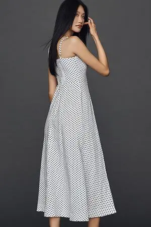 REFORMATION Sabine Linen Midi Dress