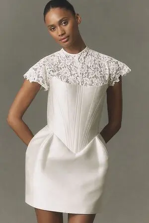 DE LA VALI Catala Mi Dress - Ivory
