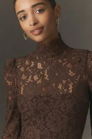 DE LA VALI Bodita Lace Mini Dress