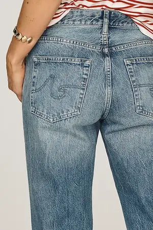 Ag Brley Mid-rise Straight Jeans