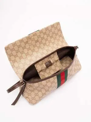 Gucci Monogram Canvas Tote Bag