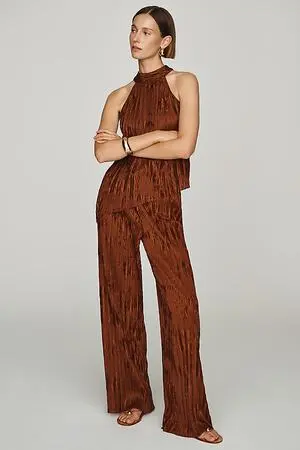 Maeve Asymmetric Mock-neck Tank Top