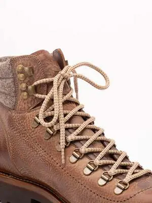 Brunello Cucinelli Calf Leather Lace-up Boots