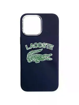 Lacoste Logo-print Iphone 16 Pro Max Case - Blue