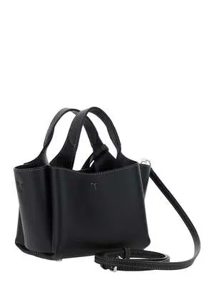 TOD'S Leather Handbag With Removable Metal Pendant