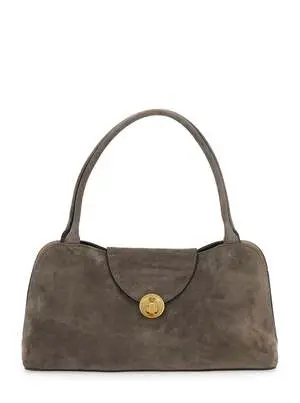 Versace Medium Ew Shoulder Calf Leather - Brown