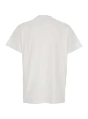 GANNI Cotton T-shirt With Strawberry And Logo Print - Multicolor