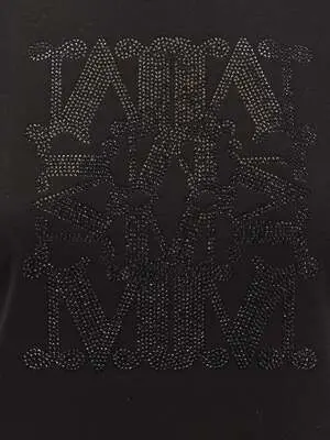 Max Mara Embellished Cotton T-shirt - Multicolor