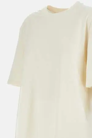 GOLDEN GOOSE Relaxed Fit Cotton T-shirt With Vintage Effect - Bianco