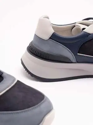 Brunello Cucinelli Calf Leather Lace Up Sneakers