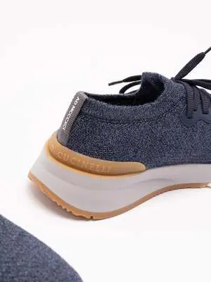 Brunello Cucinelli Wool Knit Sneakers
