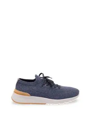 Brunello Cucinelli Wool Knit Sneakers - Multicolor