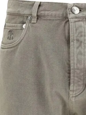 Brunello Cucinelli Dyed Denim Pants