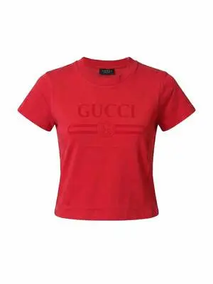 Gucci GUCCI Cropped T-Shirt Multicolor