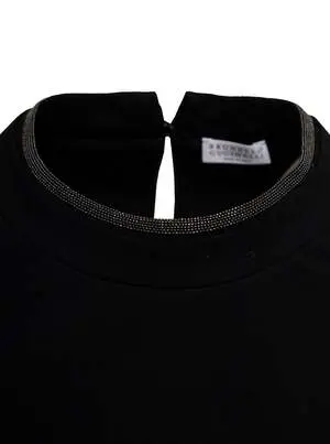 Brunello Cucinelli Cotton Monile T-shirt - Black