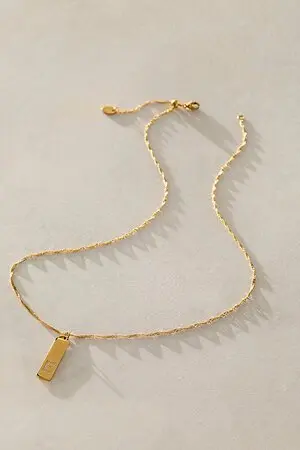 BRENDA GRANDS Brenda Grands Personalized Tag Necklace E